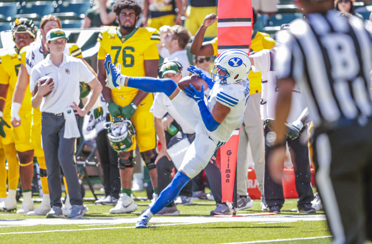 Just enough: Wakely pick prevents collapse in No. 22 BYU football win ...